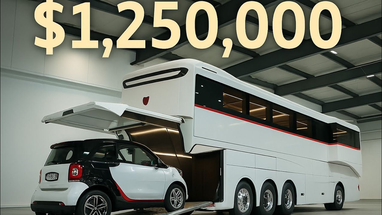 $1.25M Ultimate Luxury Motorhome Tour | Rolling 5-Star Hotel on Wheels ...