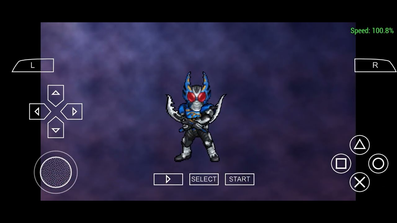 PSP GAME All Kamen Rider Rider Generation 2 Gameplay Gattack Rider Form ...