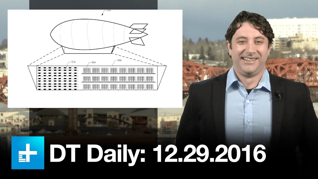 Amazon patents a flying warehouse for drone delivery - YouTube