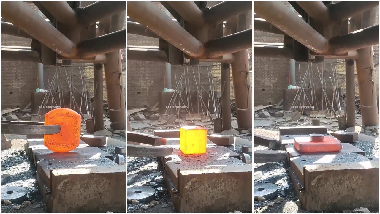 How To Professionally Forge Steel Billets EP345 #satisfying #forging # ...