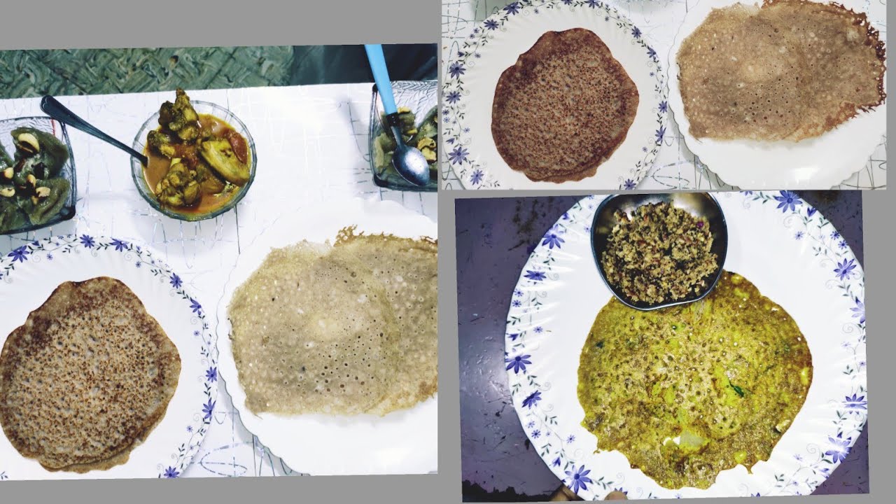 Adai dosai 3 types || coconut milk adai || How to make adai dosai - YouTube