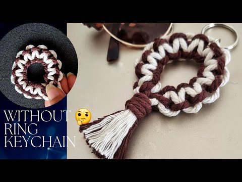 Pastime Creation/how to make without ring round keychain easy diy ...