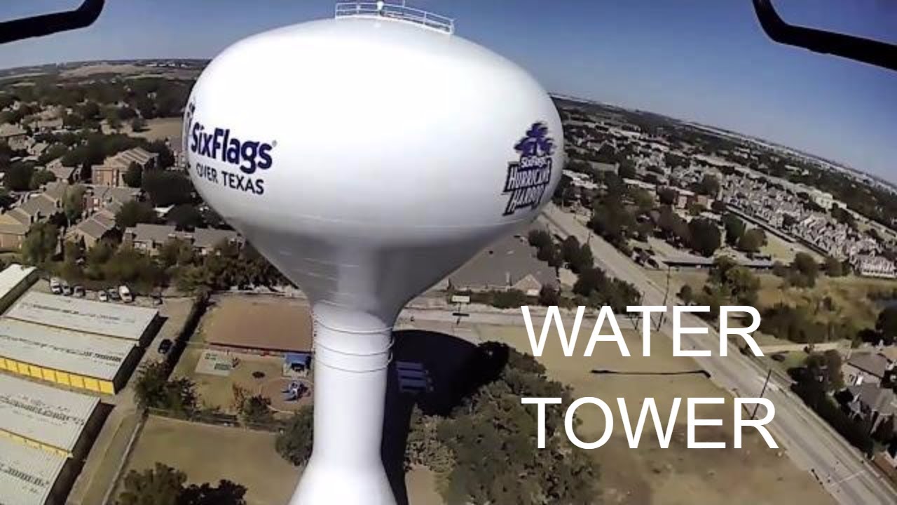 Water Tower Drone Footage Sky Viper V2450 GPS - YouTube