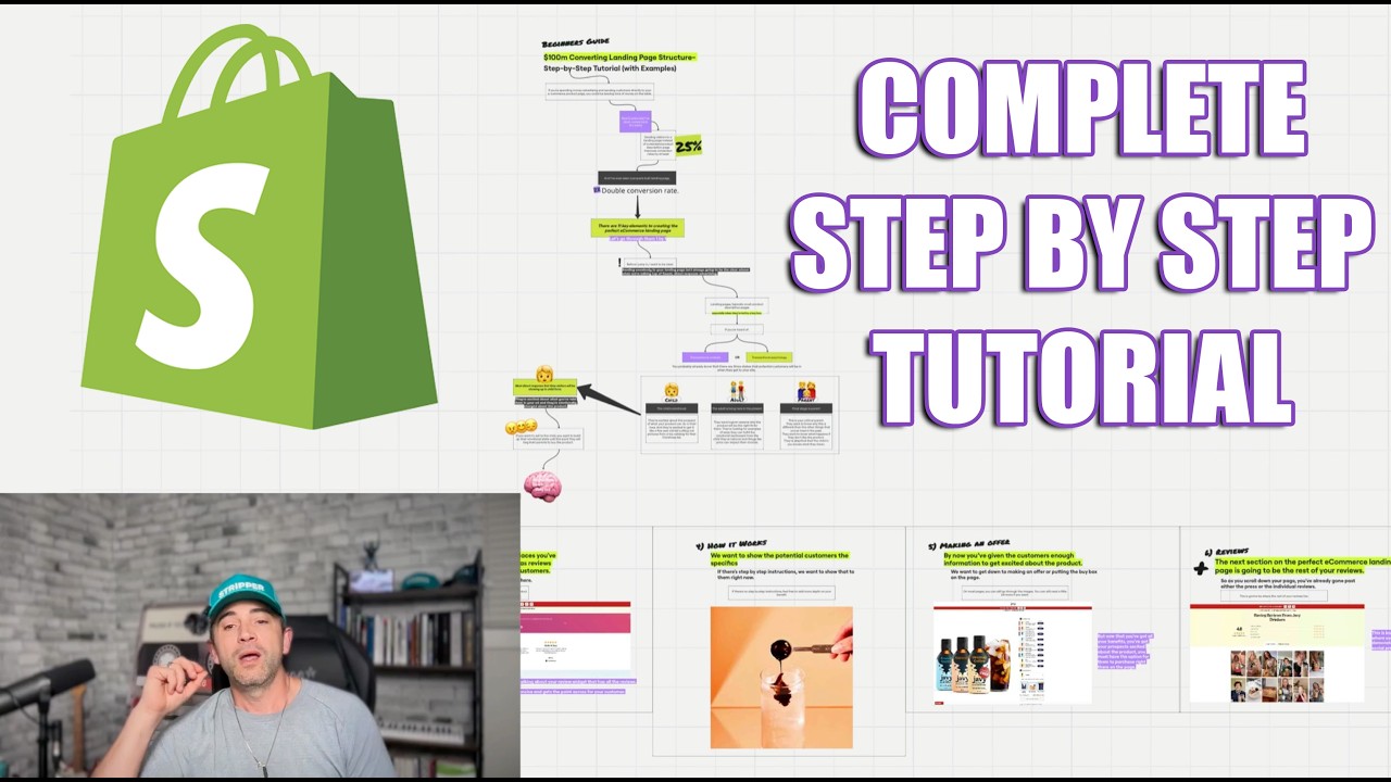 $100M Coffee brand uses this exact Shopify landing page framework (Full ...