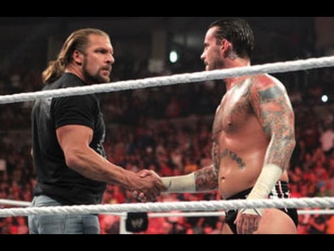 WWE CM punk vs Triple H (custom promo) - YouTube