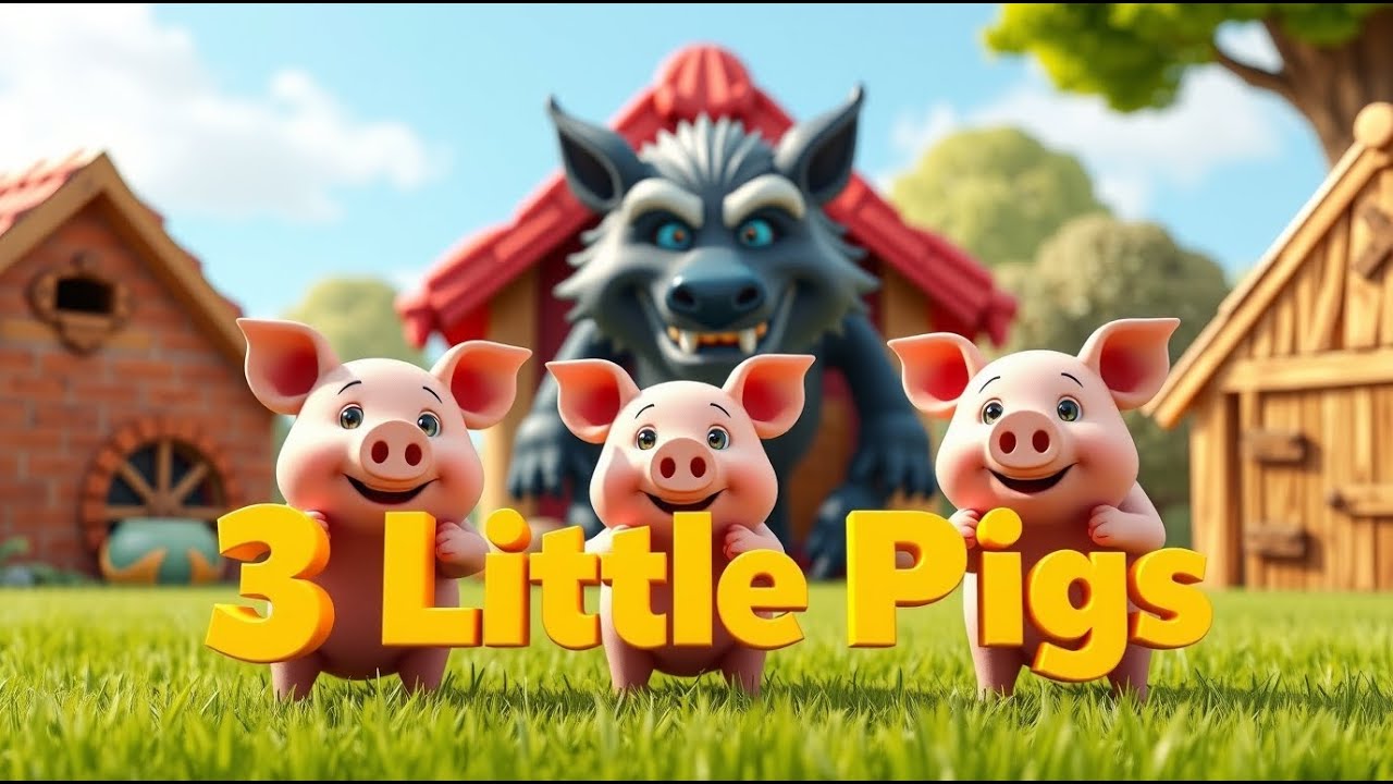 🐷 The Three Little Pigs vs Big Bad Wolf 🐺 | Fun Kids Story | Bedtime ...