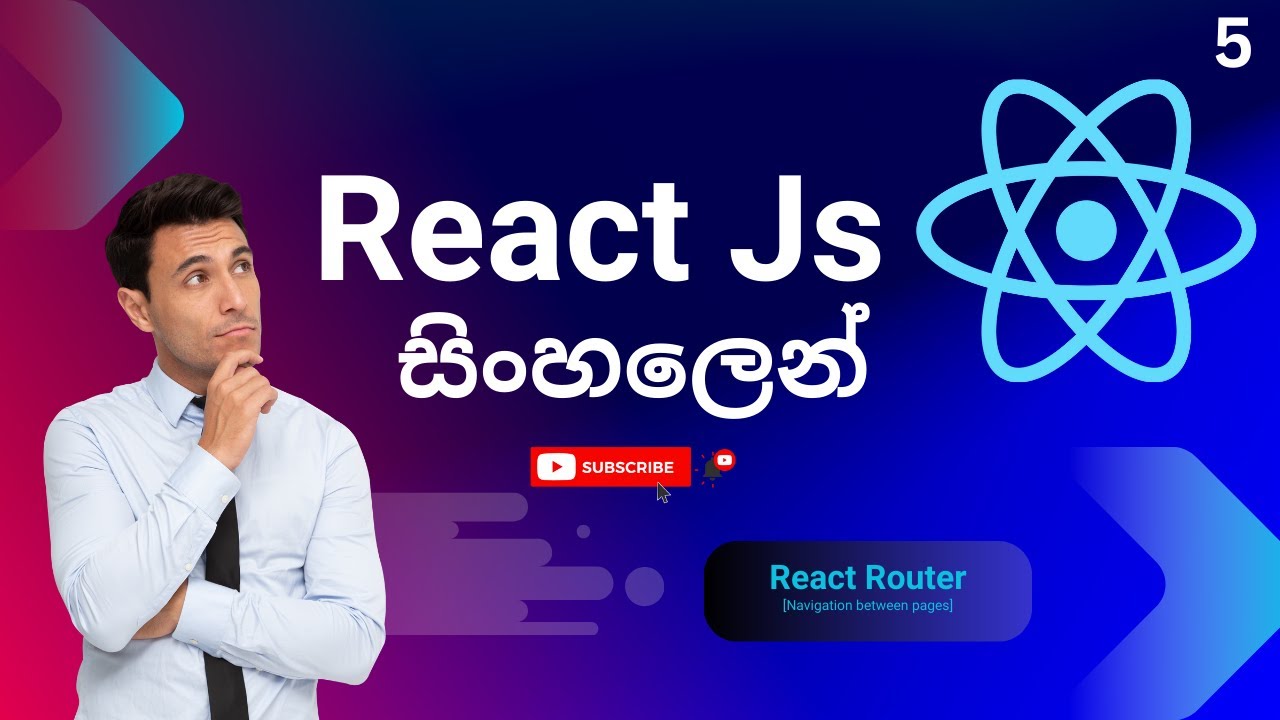 React.js - Lesson 05: React Router in Sinhala | SL Code Academy 🧑‍🎓💻 | 2024 - YouTube
