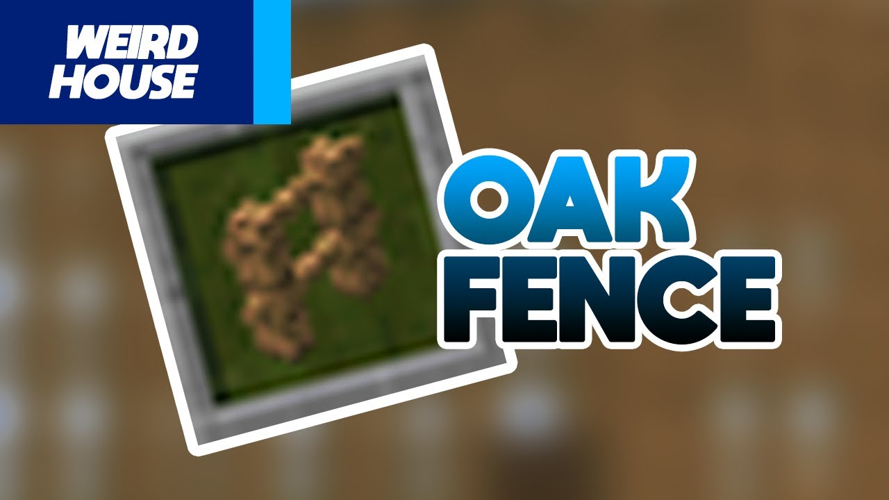 Cara Membuat Rumah Oak Fence - Minecraft - YouTube