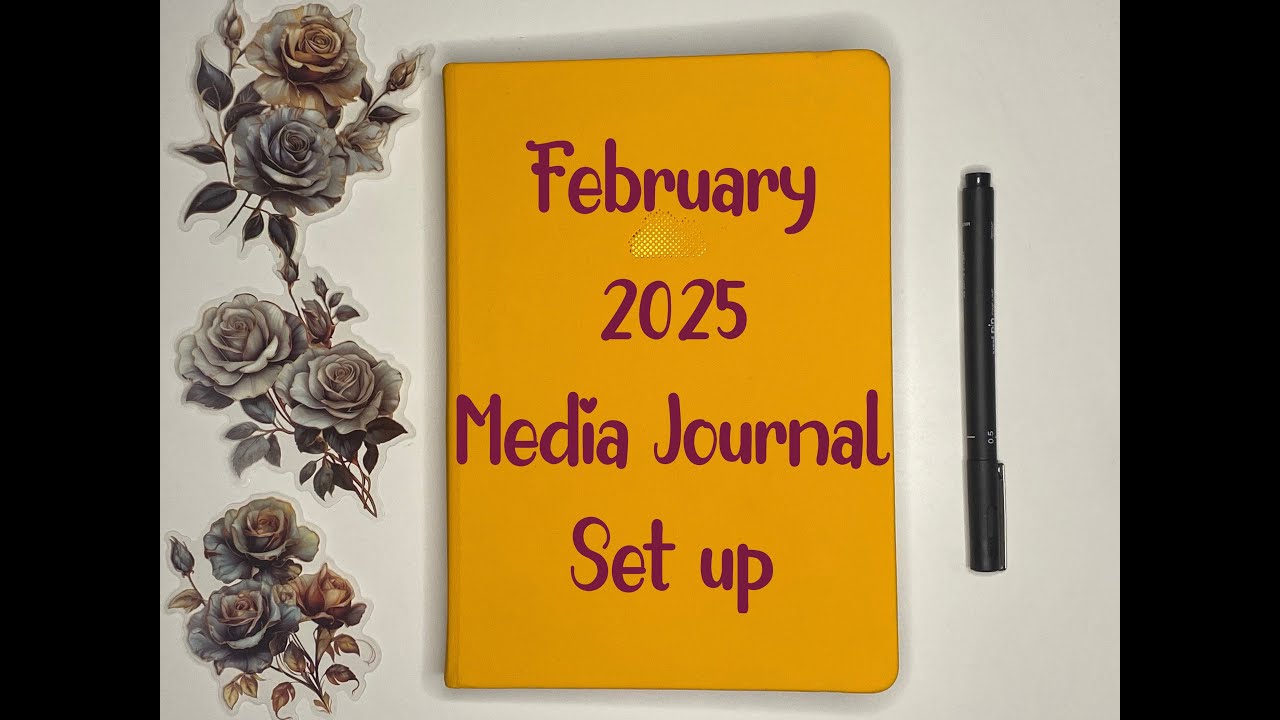 February Reading and Media Journal Set up - YouTube