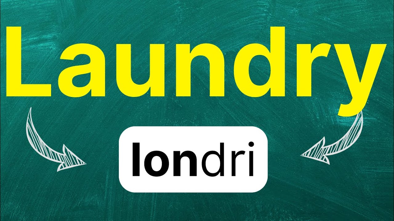 Cómo pronunciar: Laundry 'Lavandería' en inglés Americano con ejemplos ...