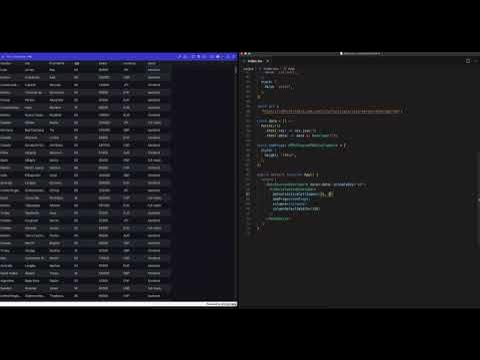 Keyboard Navigation for cells in Infinite Table DataGrid for React - YouTube