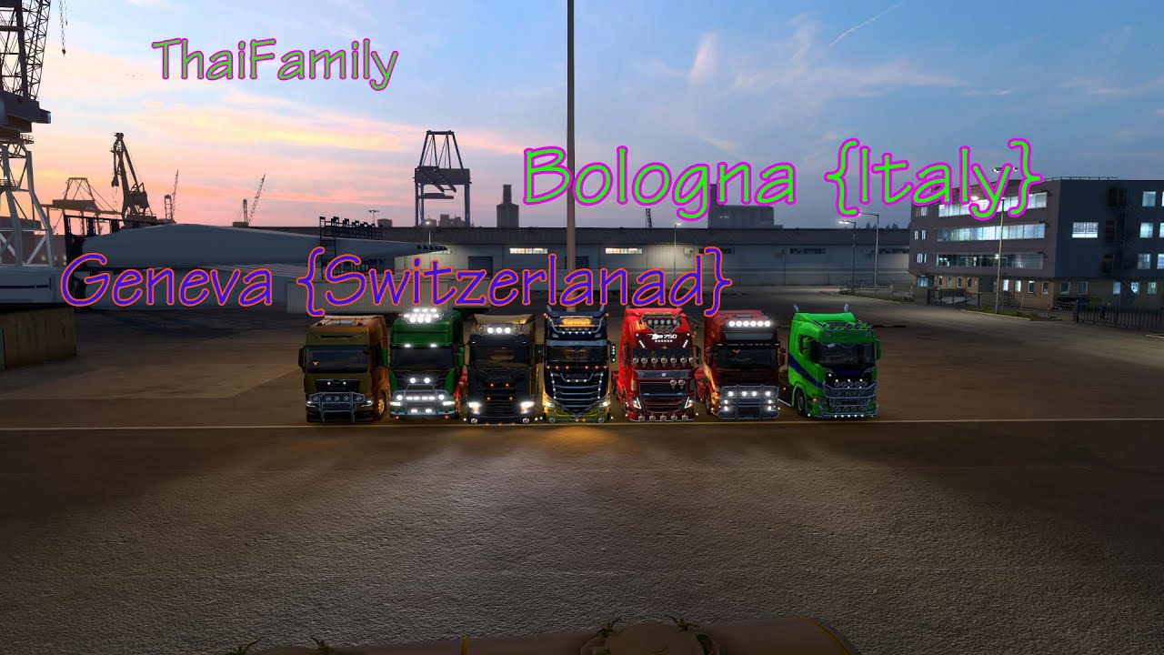 🔴Live : Euro Truck Simulator 2 Geneva {Switzerlanad} - Bologna {ltaly ...