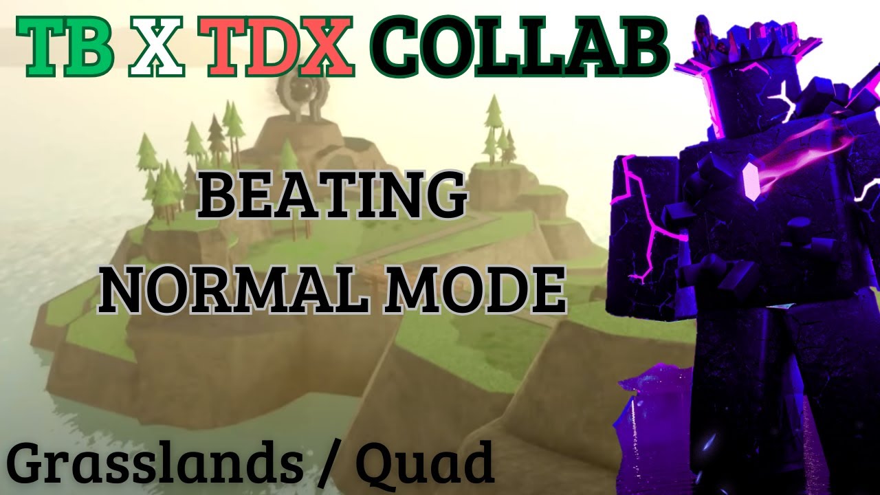 (TDX X TOWER BATTLES COLLAB) BEATING NORMAL MODE || Tower Defense X ...