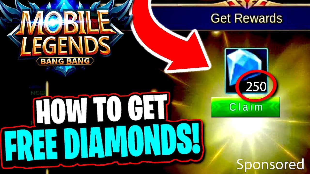 SECRET TRICK TO GET FREE DIAMONDS IN MOBILE LEGENDS | Easy Free Heroes ...