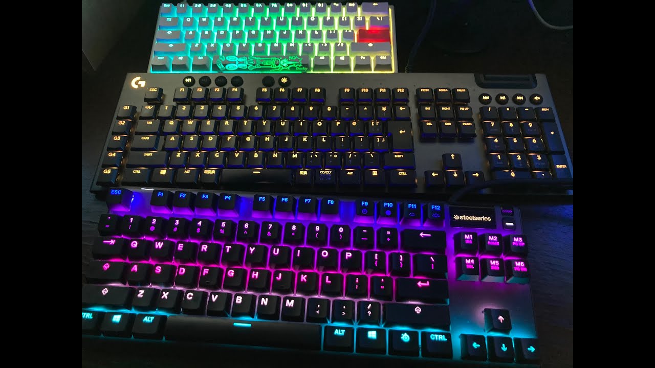 【検証・レビュー】ApexProTKLとG913とDuckyONE2Miniをクリエイティブやりながら比べてみた【Apex Pro TKL ...