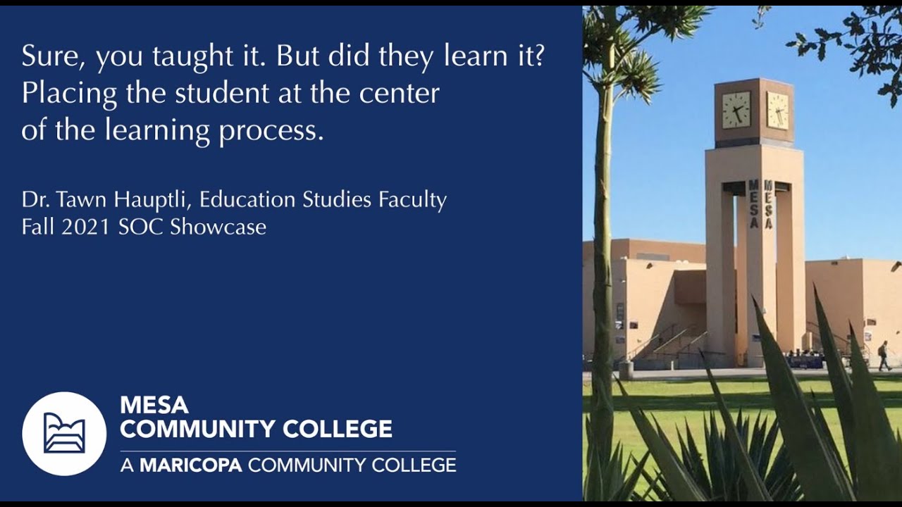 04 Sure, you taught it. But did they learn it? Placing the student at ...