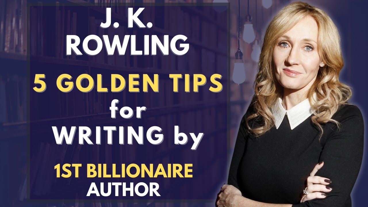 What New Writers should do? || J.K. Rowling's Advice to New Writers ...