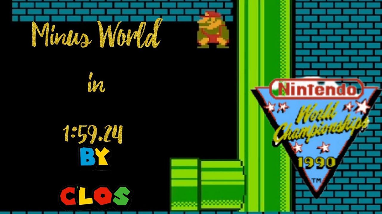 【𝗡𝗘𝗦ᴇᴍᴜ】NWC 1990 SMB1 Minus World in 1:59.24 by C'Los - YouTube