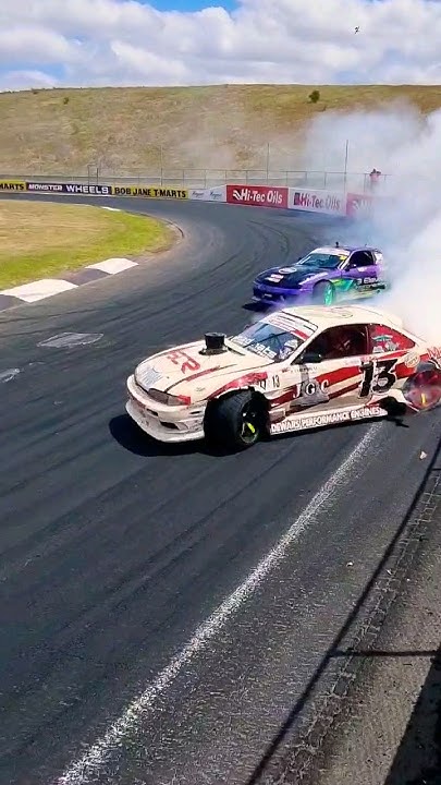 INSANE TANDEM DRIFT 🤯 S14 v S13 🔥 V8 NISSAN 200SX SILVIA JDM TURBO DRIFTING S CHASSIS VOLUME UP ...