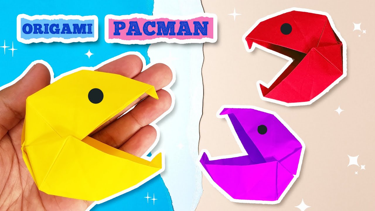 How to Fold an Origami Pac-Man: A Step-by-Step Tutorial | Best Origami ...