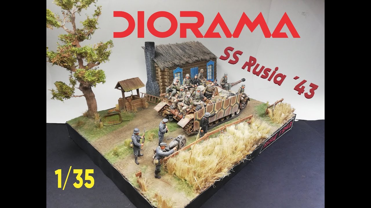 Diorama SS in Russia, 1943 - Tamiya StuG, Dragon & 3D printed figures ...