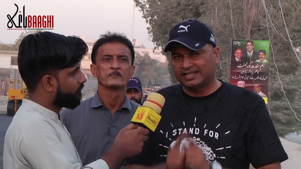 Shar Shah Ghani Chorangi Road Pe Kam Suny Awam Ki Raye Mazy Ki Baty # ...