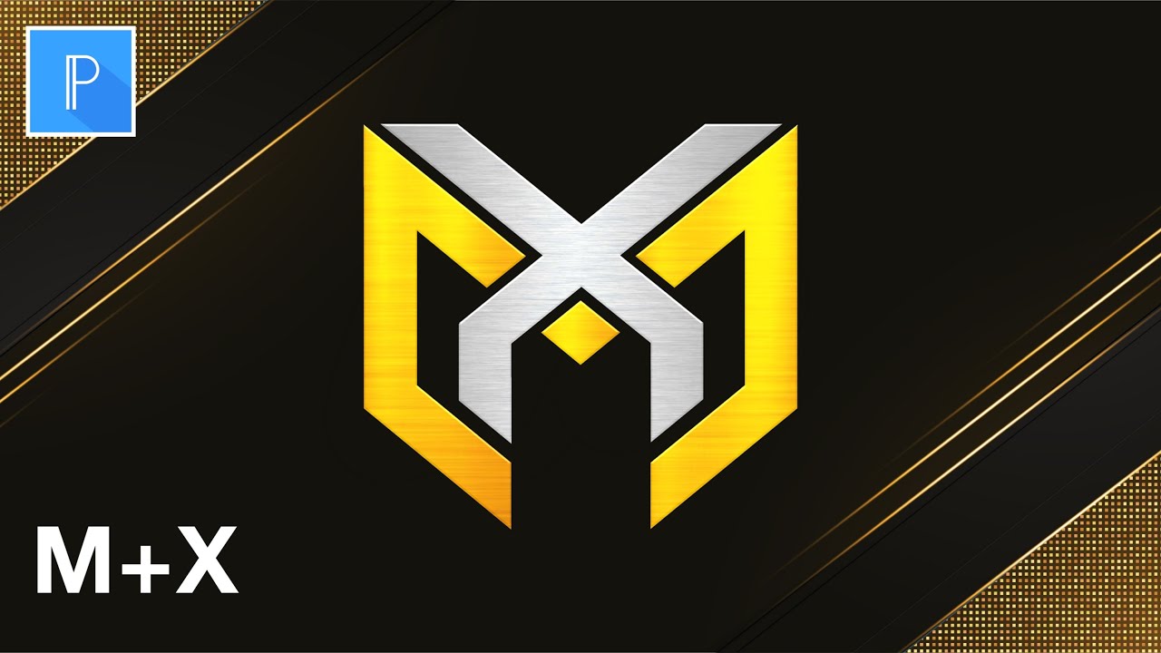 MX Logo Design Tutorial In Pixellab | Pixellab Logo Design Editing ...