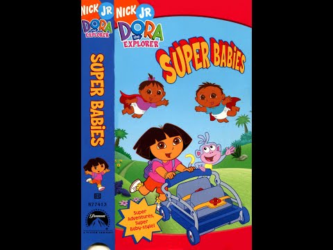 Opening to Dora the Explorer - Super Babies (US VHS; 2005)