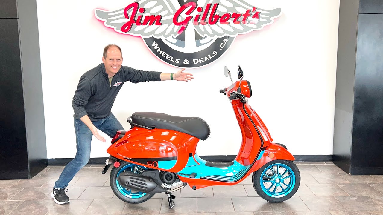 2023 Vespa Primavera Color Vibe - Reviewed in detail! - YouTube