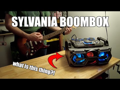 Is it worth the $$$? Sylvania SP770 BoomBox DJ speaker with drum kit