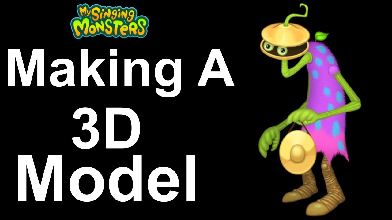 Making A 3D Model Of Clamble From My Singing Monsters [3D MSM 13 (S1 ...