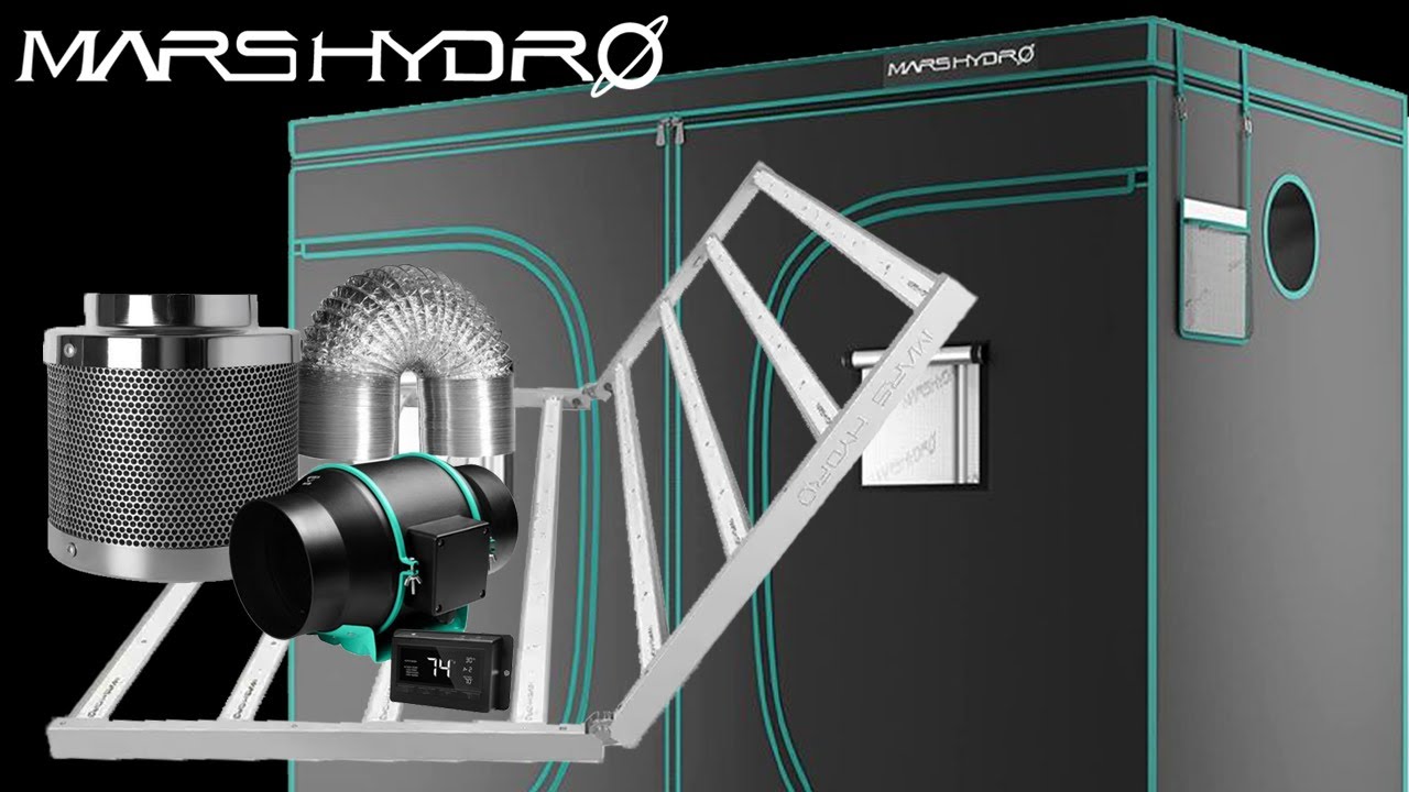 Mars Hydro All-In-One Grow Kits - FC6500, 8x4 Tent, 6' Inline Fan - The ...