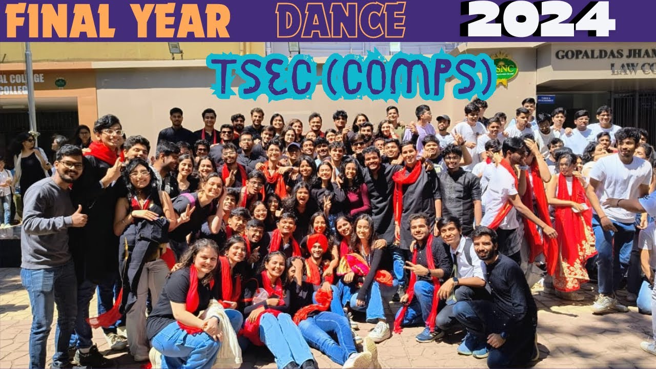 Final Year Dance 💃 | COMPS Department 🖥️ | TSEC 2024 🎓 | Ayush Singh 😊 ...