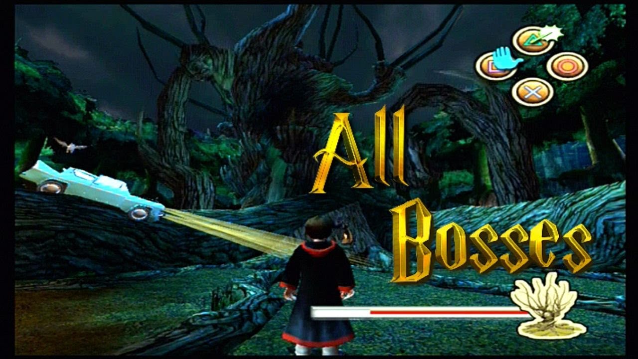 Harry Potter and the Chamber of Secrets All Bosses | Boss Fights (PS2 ...