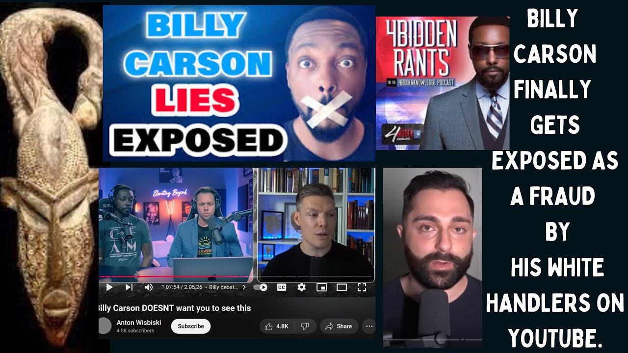 Billy Carson Finally Got Exposed as a Fraud and Con Artist by His White ...