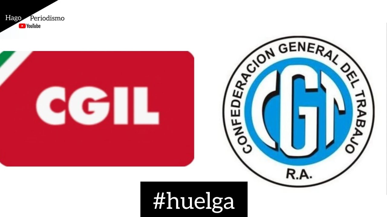 Huelga en Italia, interna en la CGT argentina - YouTube