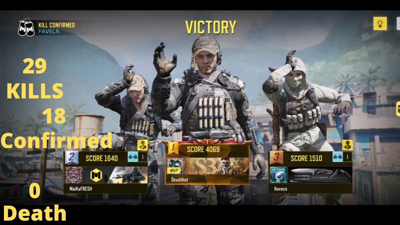 Call of Duty: Mobile 29 Kills Multiplayer Kill Confirmed Gameplay | CODM | AmirHasan Gaming ...