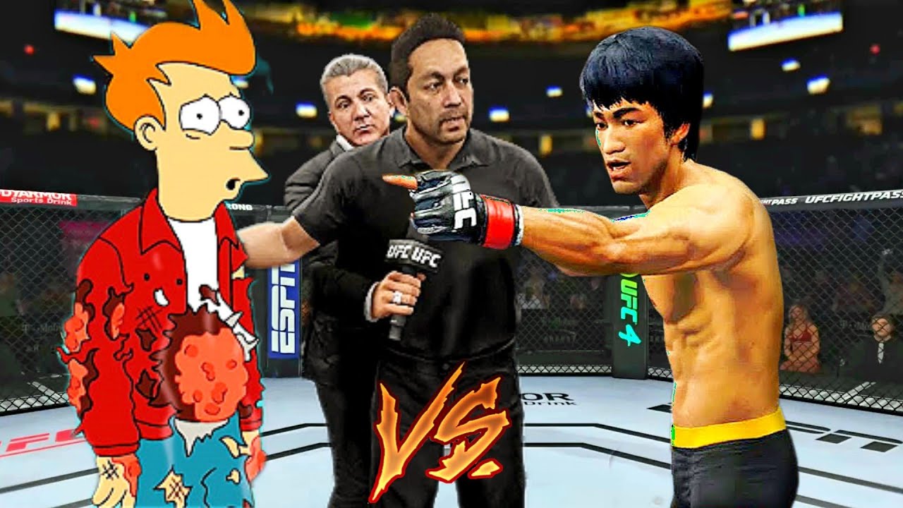 Philip J.Fry vs. Bruce Lee - EA Sports UFC 4 Rematch - YouTube