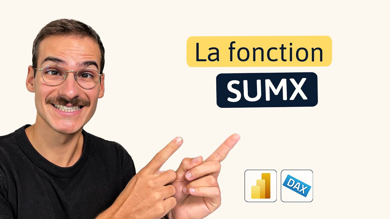 Utiliser la fonction SUMX dans Power BI [DAX] - YouTube