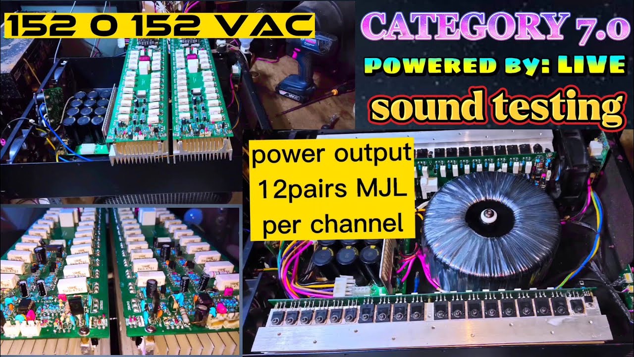 LIVE CATEGORY 7.0 | POWER AMPLIFIER | SOUND TESTING | REVIEW SPECS ...