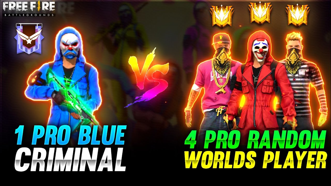Blue Criminal Vs Random Players - Who Will Win 😍 - Garena Free Fire ...