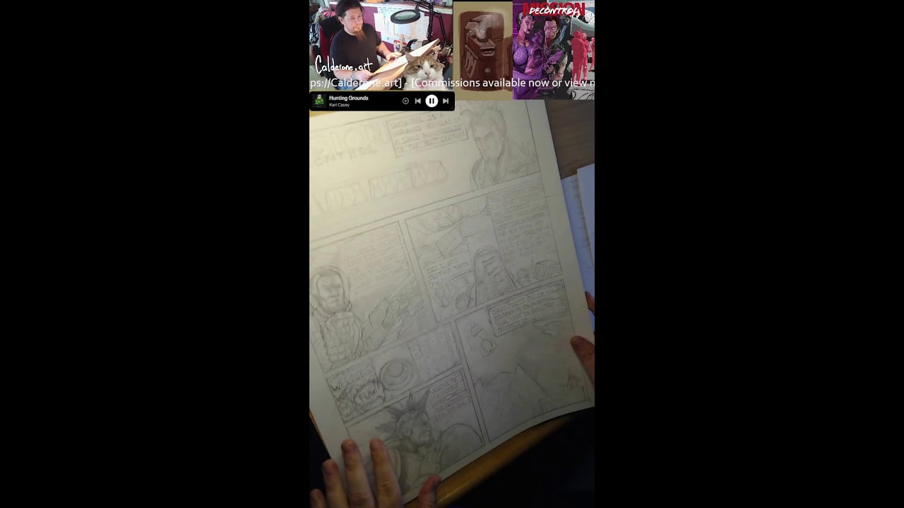 Calderone.art: Comic Jams (Portrait) - YouTube