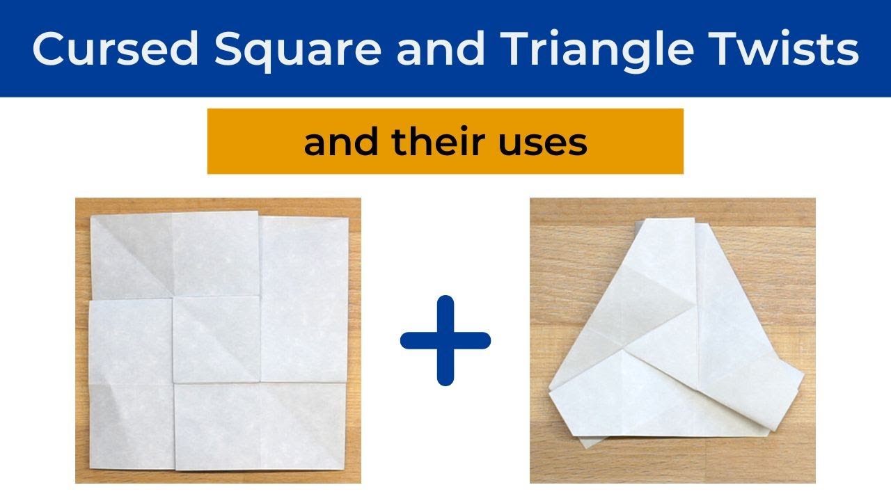 Cursed Square and Triangle Twists in Origami Tessellations - YouTube