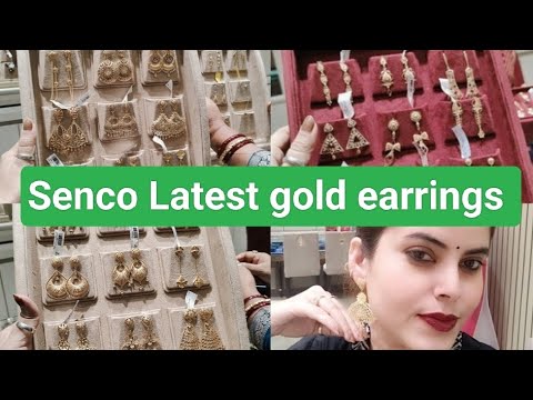 Senco latest gold earrings collection 18 to 22 carat gold ️Gold price 🤦 ...