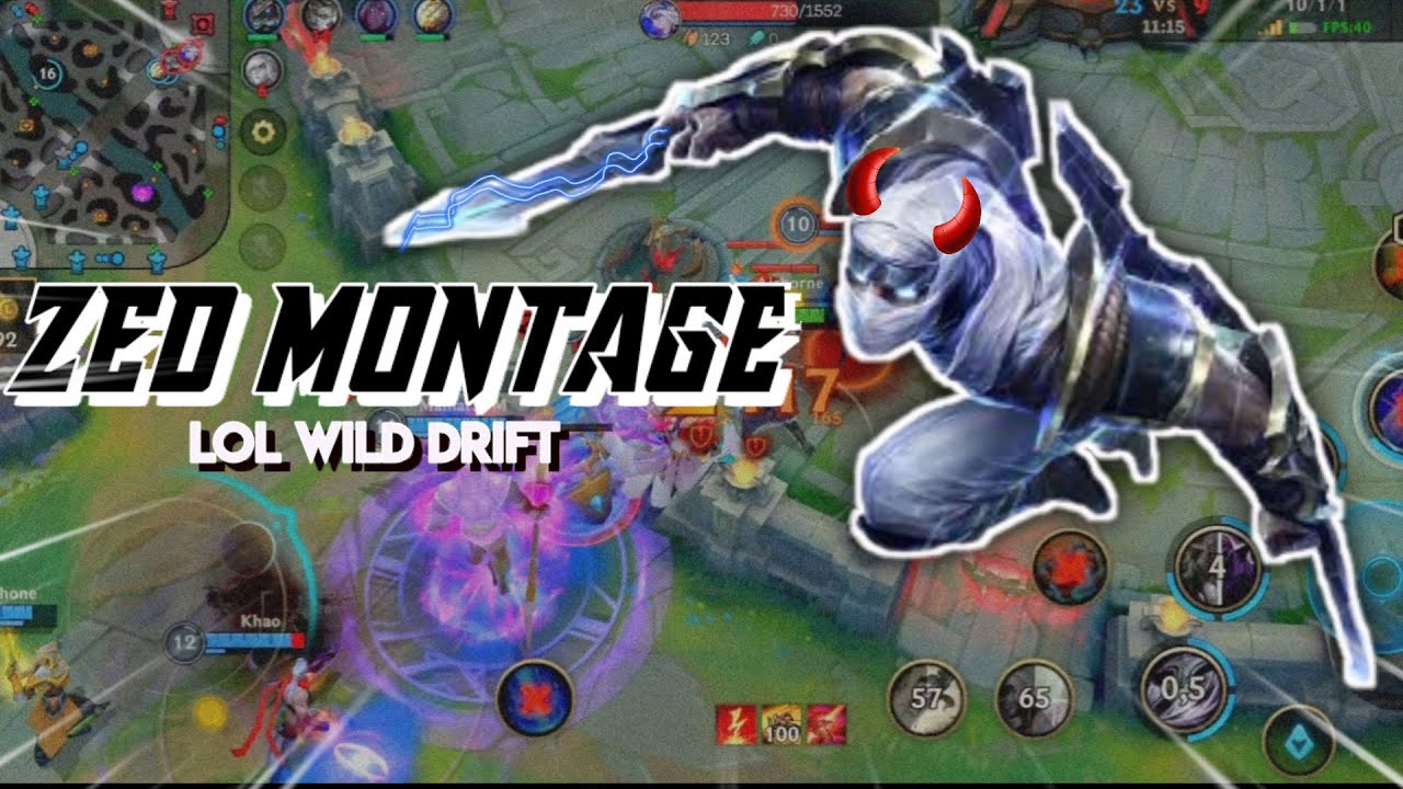 ZED MONTAGE / LOL WILD DRIFT ️ - YouTube