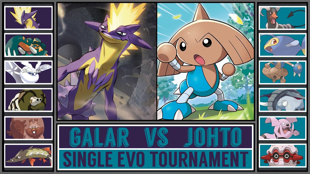 GALAR vs JOHTO | Single Evolution Pokémon Tournament (Pre-Qualifier ...