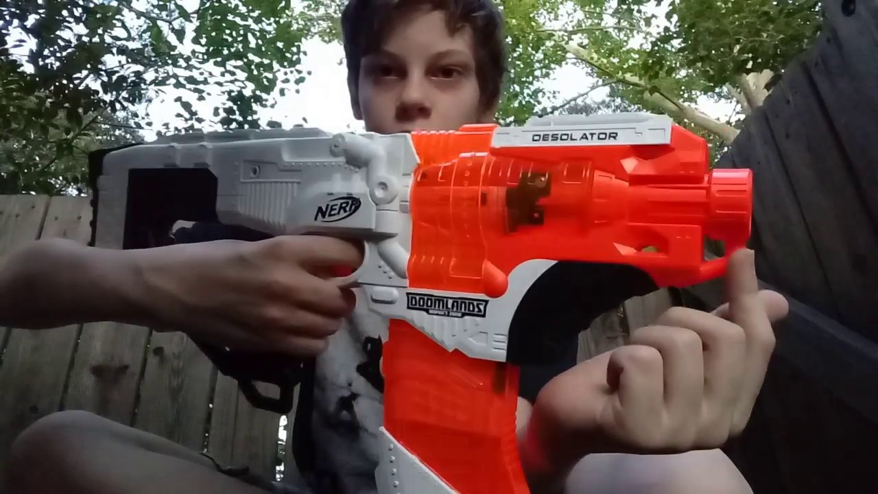 Nerf Doomlands Desolator Review and Unboxing - YouTube