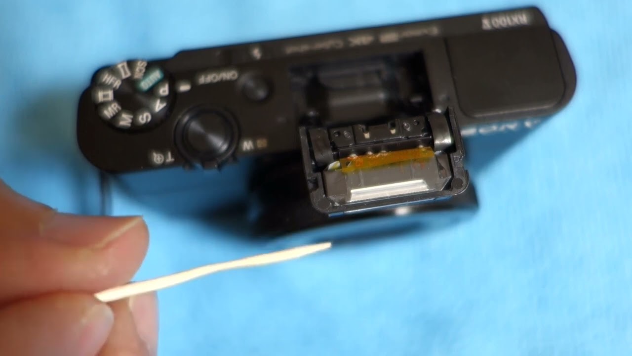 Sony RX100 M5A, bad lens gears. P2. removing flash cover. - YouTube