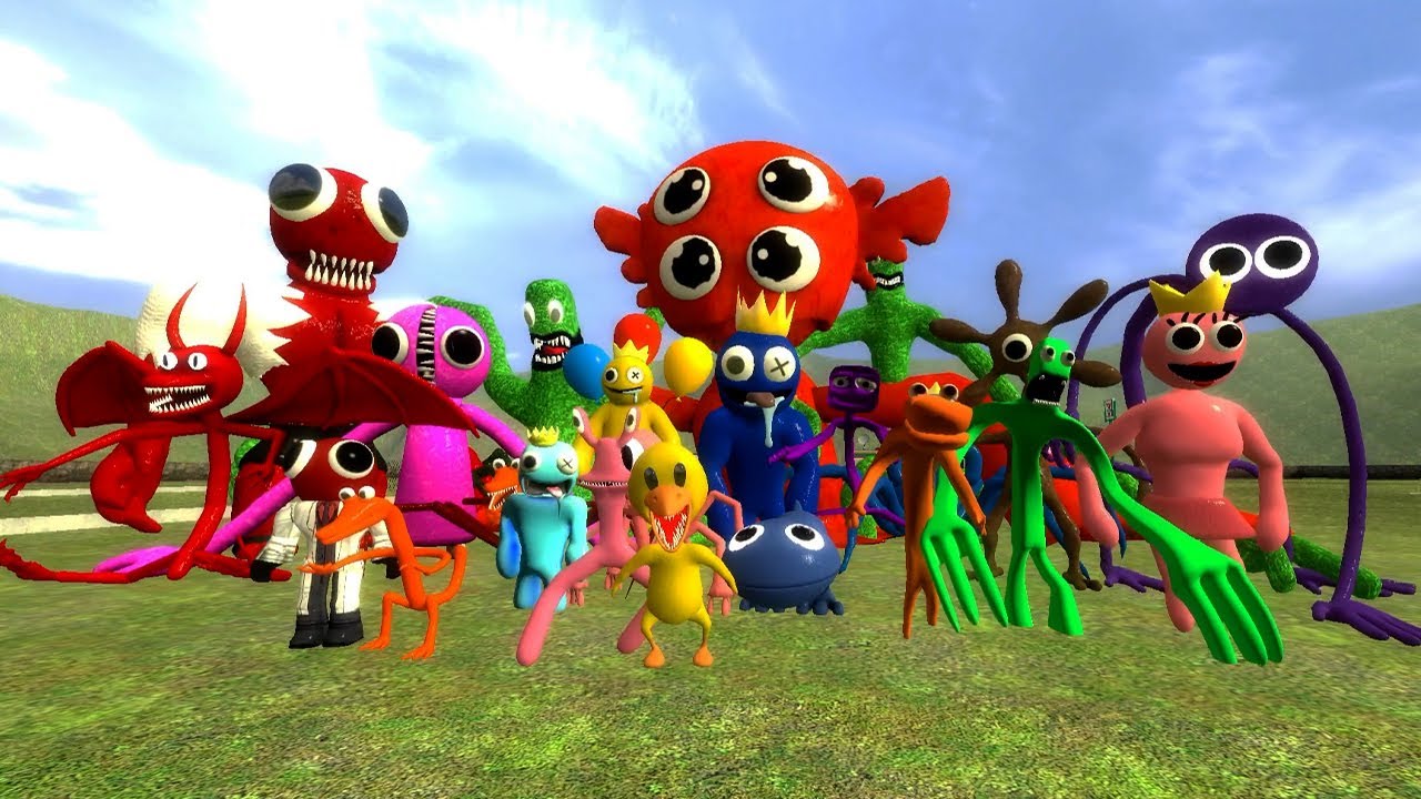 ROBLOX RAINBOW FRIENDS ARE STRONGEST In Garry's Mod?! - YouTube