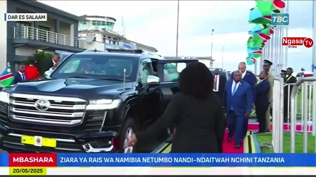 live ZIARA YA RAIS WA NAMIBIA NETUMBO NANDI - NDAITWAH NCHINI TANZANIA ...